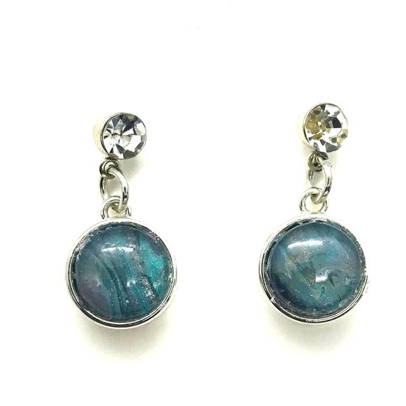 Hand Crafted | Jewelry | Stud Snap 2mm Earrings With Dangle With ...